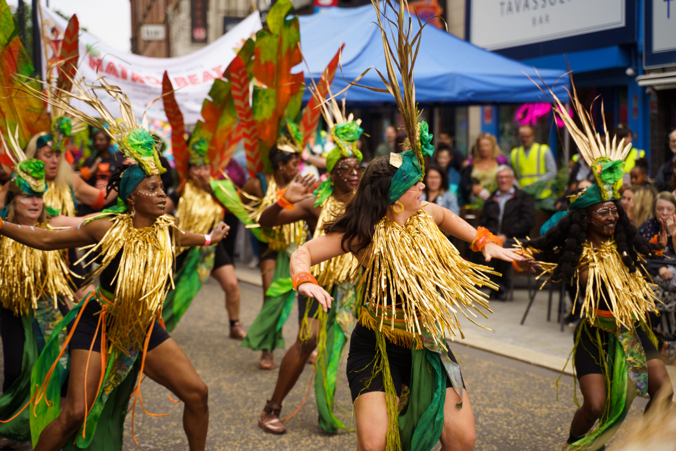 New Briggate alive with Carnival colour once again - East Street Arts ...